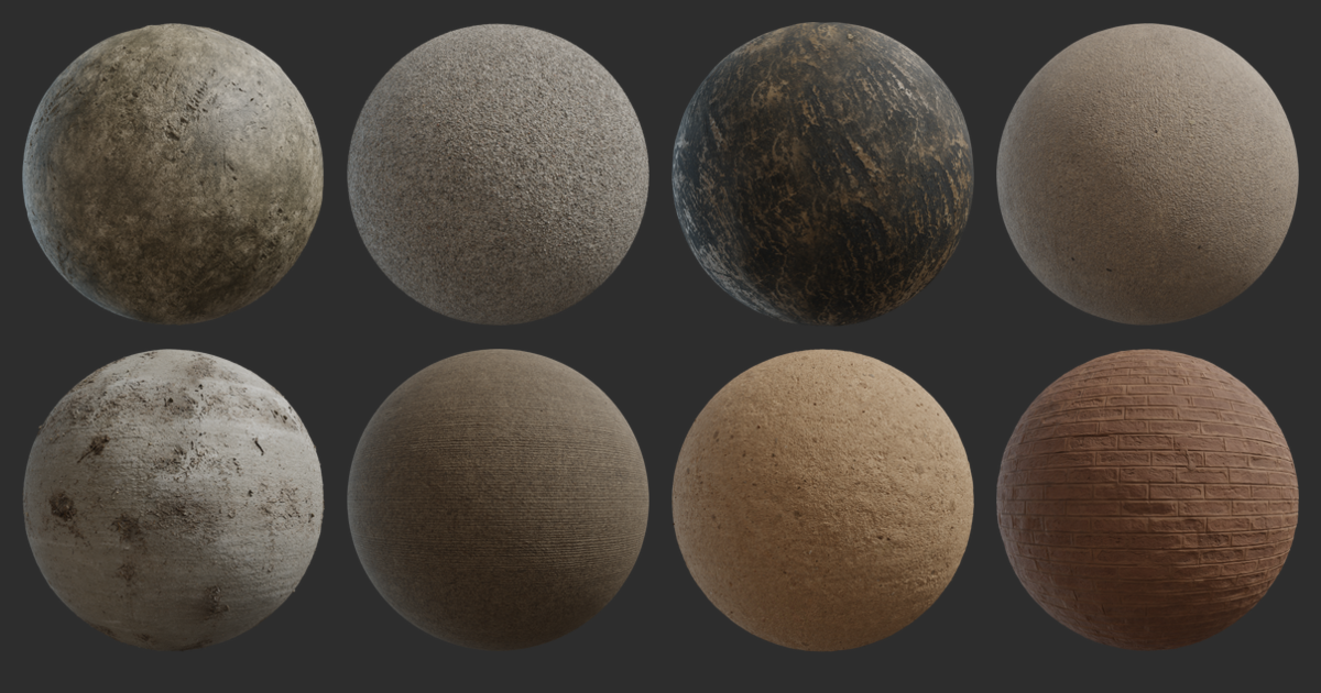 Textures: Floor > Concrete > Outdoor > Plaster-concrete • Poly Haven