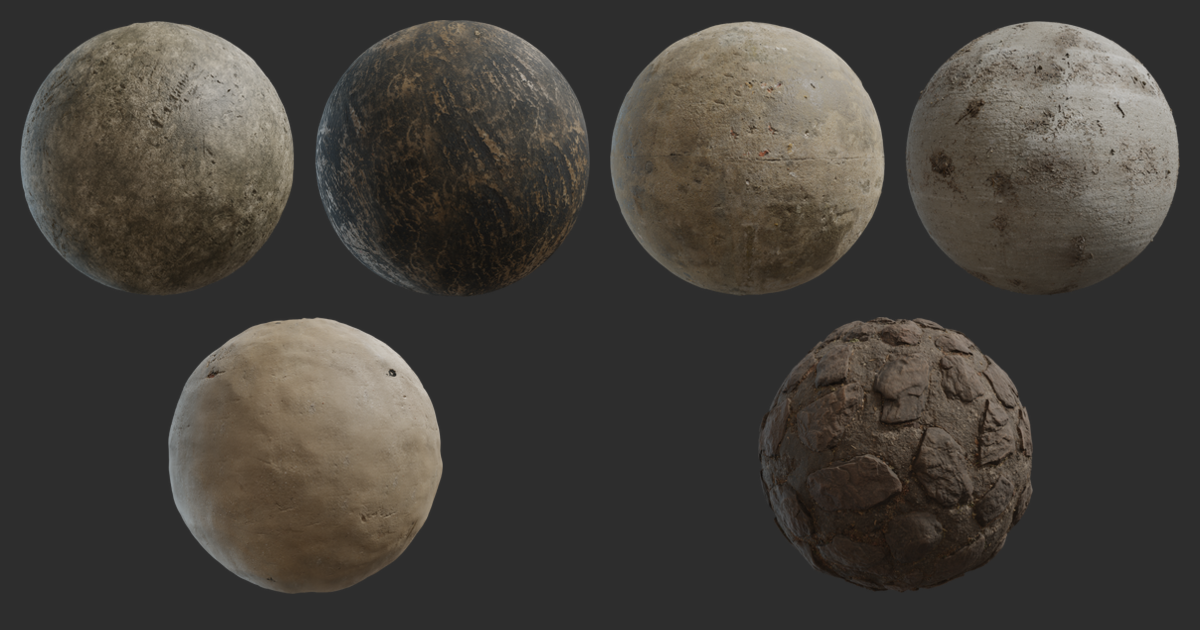 Textures: Floor > Dirty > Outdoor > Plaster-concrete • Poly Haven