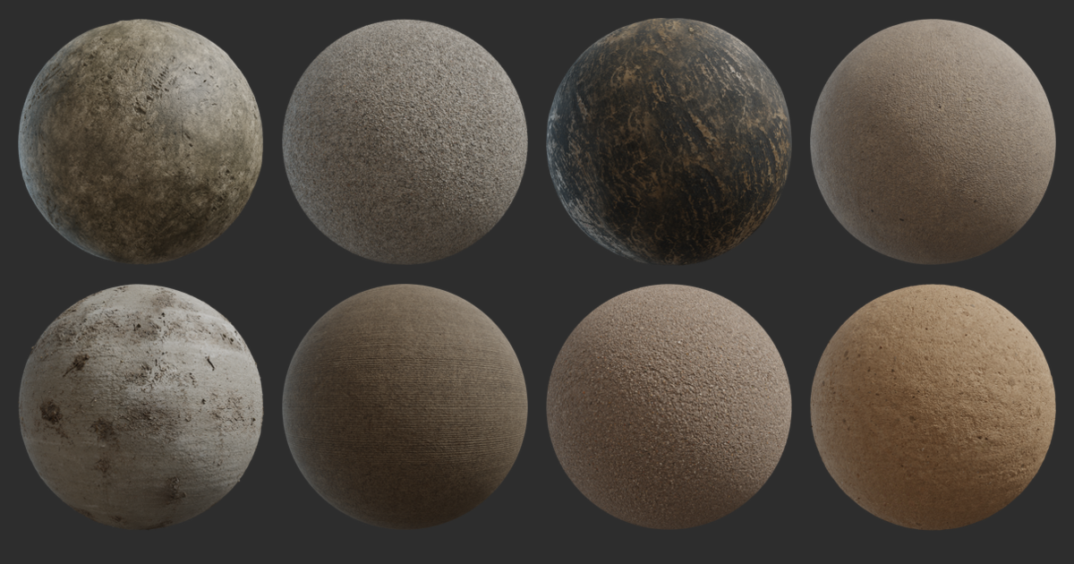 Textures: Floor > Man Made > Outdoor > Concrete • Poly Haven