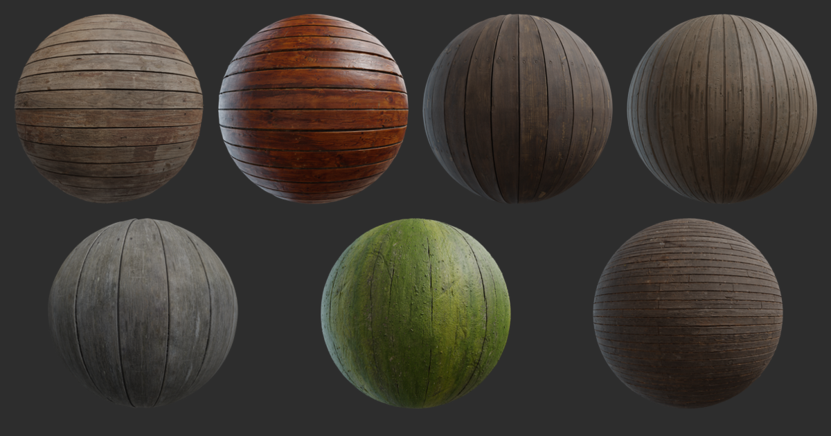 Textures: Floor > Man Made > Outdoor > Wood • Poly Haven