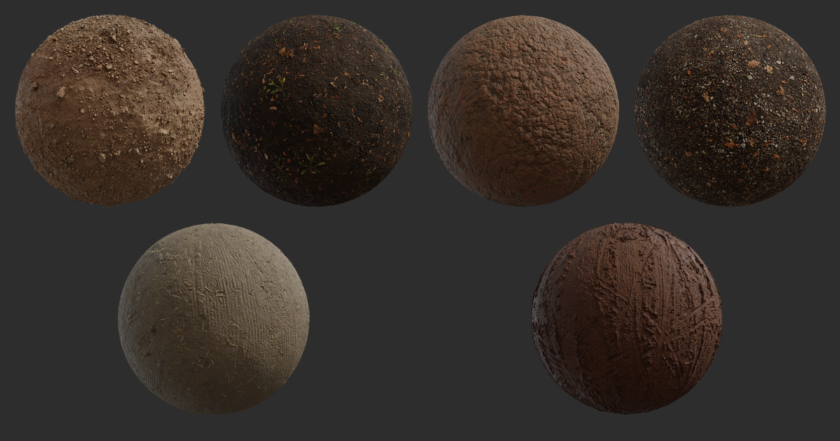 Textures: Floor > Natural > Dirty • Poly Haven