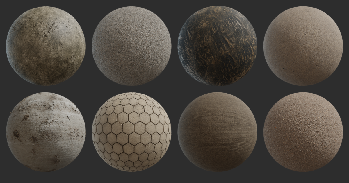Textures: Floor > Outdoor > Concrete • Poly Haven