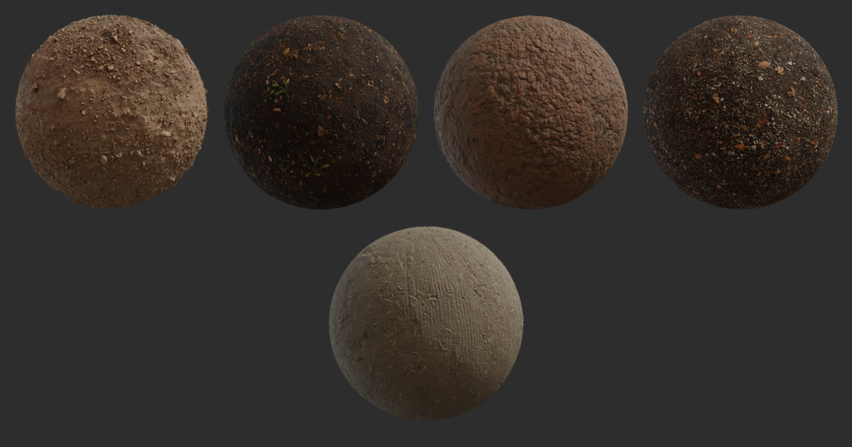 Textures: Floor > Outdoor > Natural > Dirty • Poly Haven