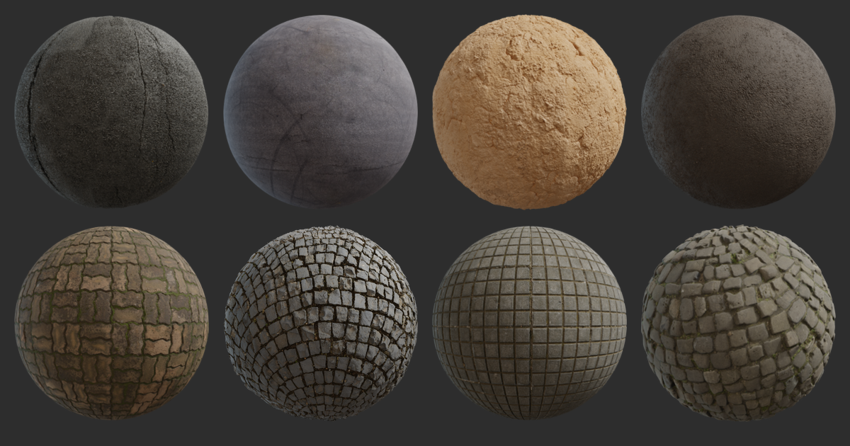 Textures: Floor > Outdoor > Road • Poly Haven