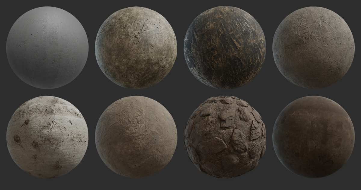 Textures: Floor > Plaster-concrete > Dirty > Concrete • Poly Haven