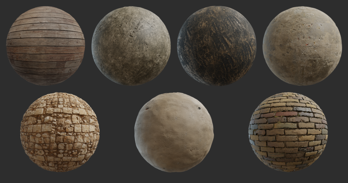 Textures: Floor > Wall > Dirty > Outdoor • Poly Haven