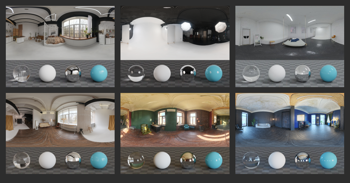 HDRIs: Indoor > Urban > Studio > Medium Contrast • Poly Haven