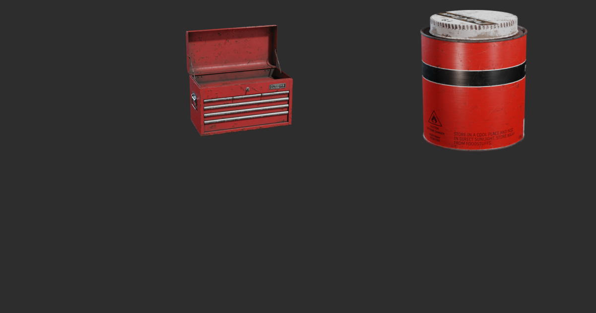 Models: Industrial > Containers > Tools • Poly Haven