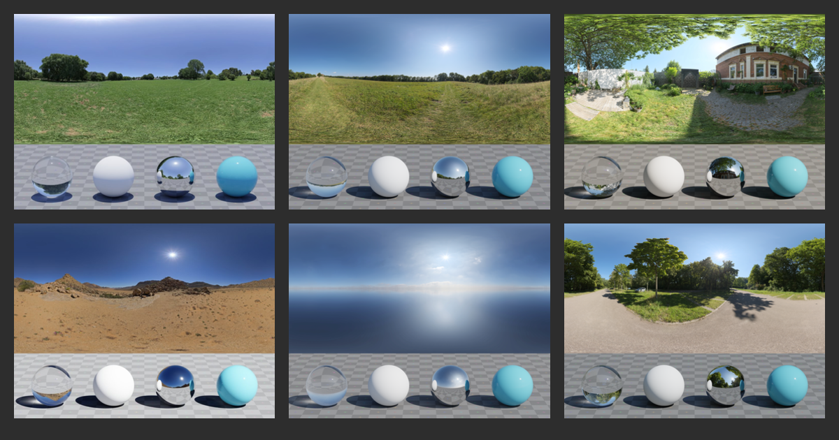 HDRI: Nature > Outdoor > Midday > Clear • Poly Haven