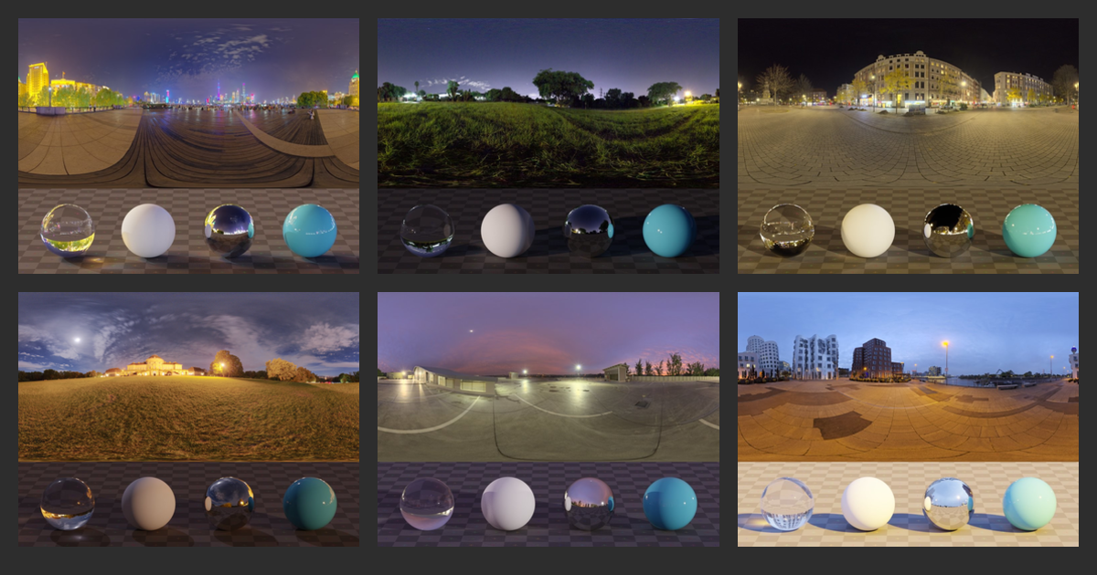 HDRIs: Night > Outdoor > Urban > Artificial Light • Poly Haven