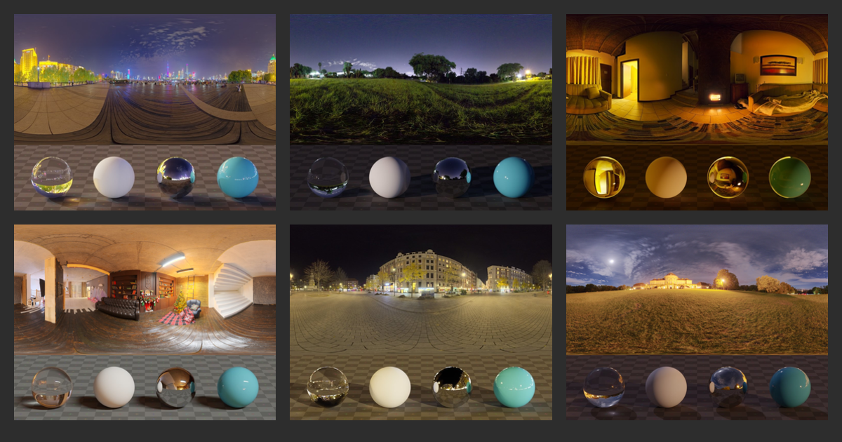 HDRIs: Night > Urban > High Contrast • Poly Haven