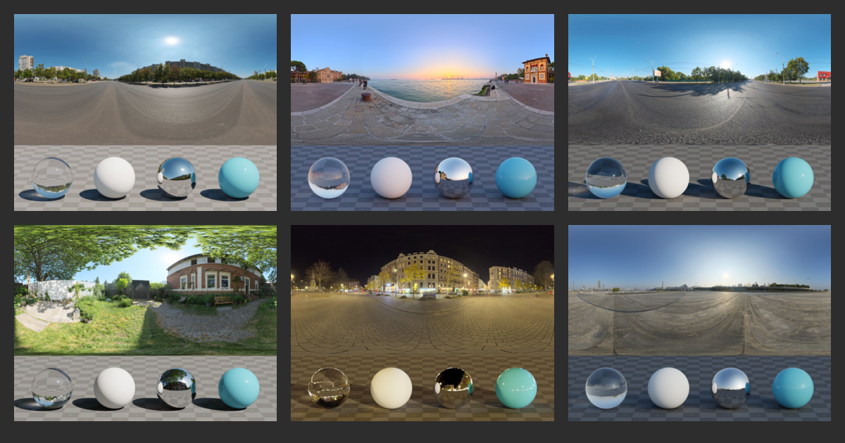 HDRI: Outdoor > Clear > Urban • Poly Haven