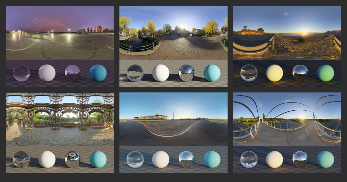 HDRIs: Outdoor > High Contrast > Urban > Sunrise-sunset • Poly Haven