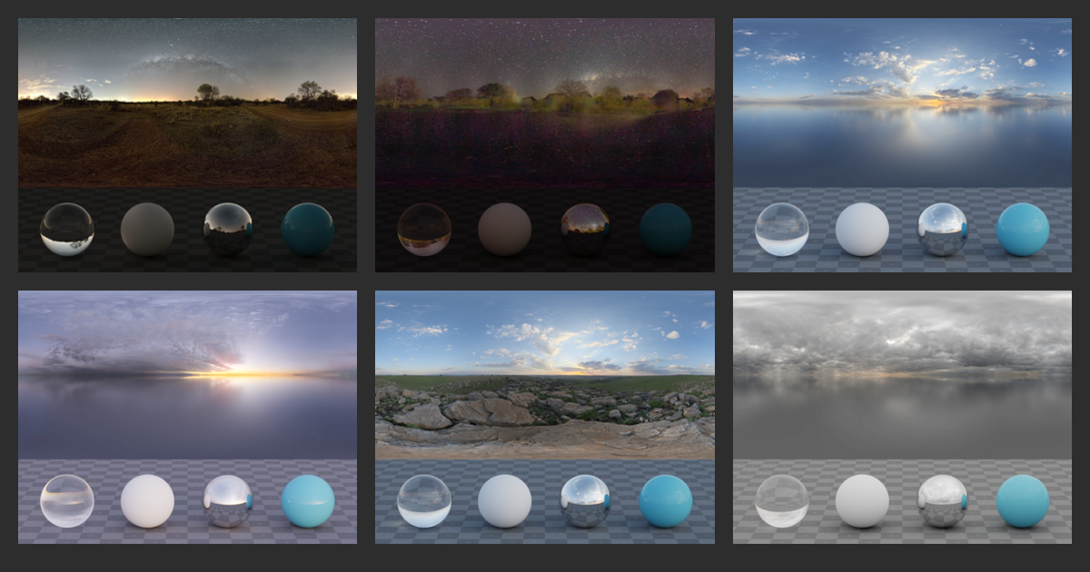 HDRIs: Outdoor > Nature > Low Contrast > Natural Light • Poly Haven