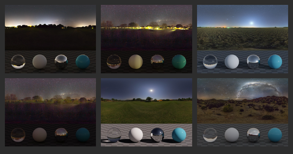 HDRIs: Outdoor > Night > Nature > Skies • Poly Haven