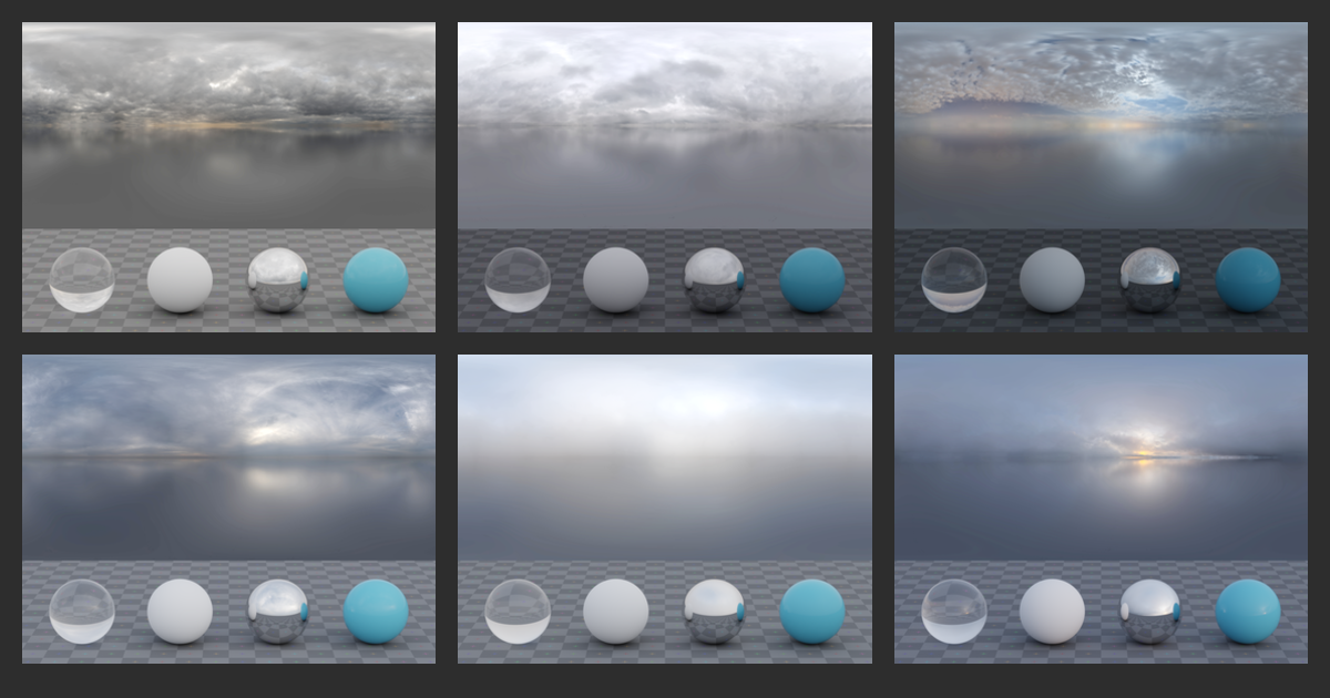 HDRI: Outdoor > Overcast > Nature > Pure Skies • Poly Haven