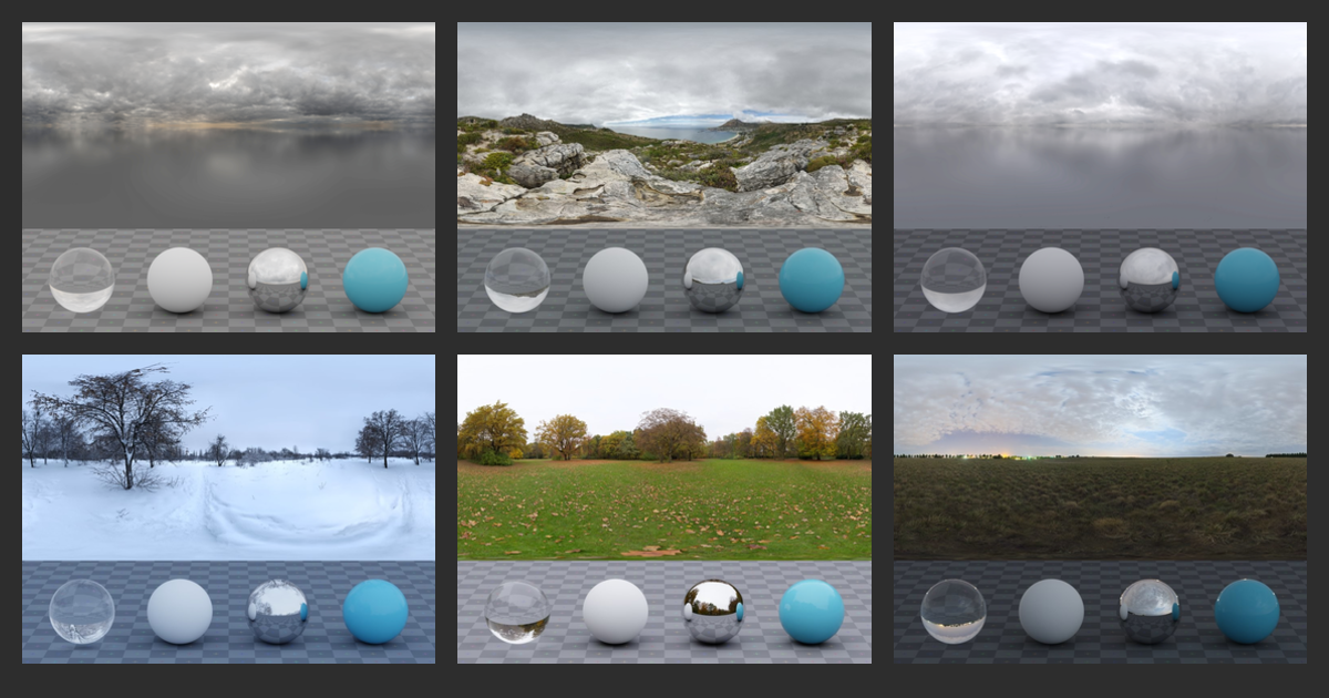 HDRI: Outdoor > Overcast > Nature • Poly Haven