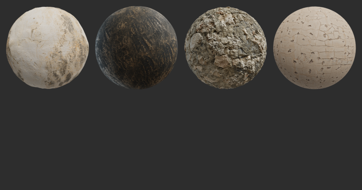 Textures: Plaster-concrete > Concrete > Dirty > Plaster • Poly Haven