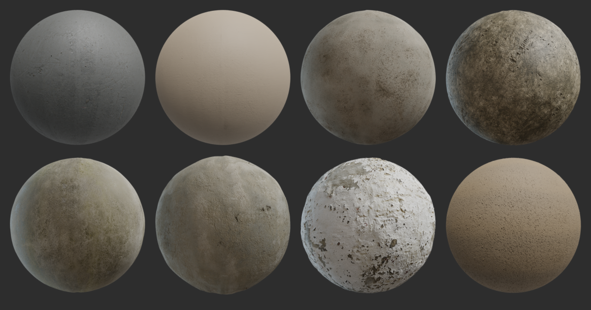 Textures: Plaster-concrete > Indoor > Man Made • Poly Haven