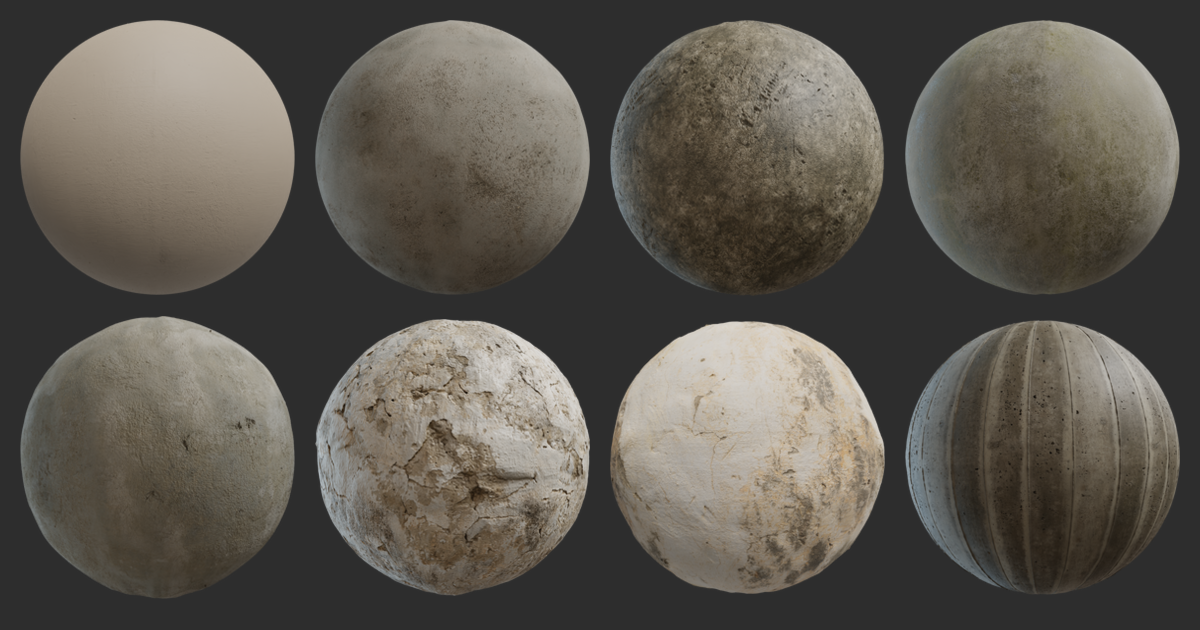 Textures: Plaster-concrete > Man Made > Wall > Outdoor • Poly Haven