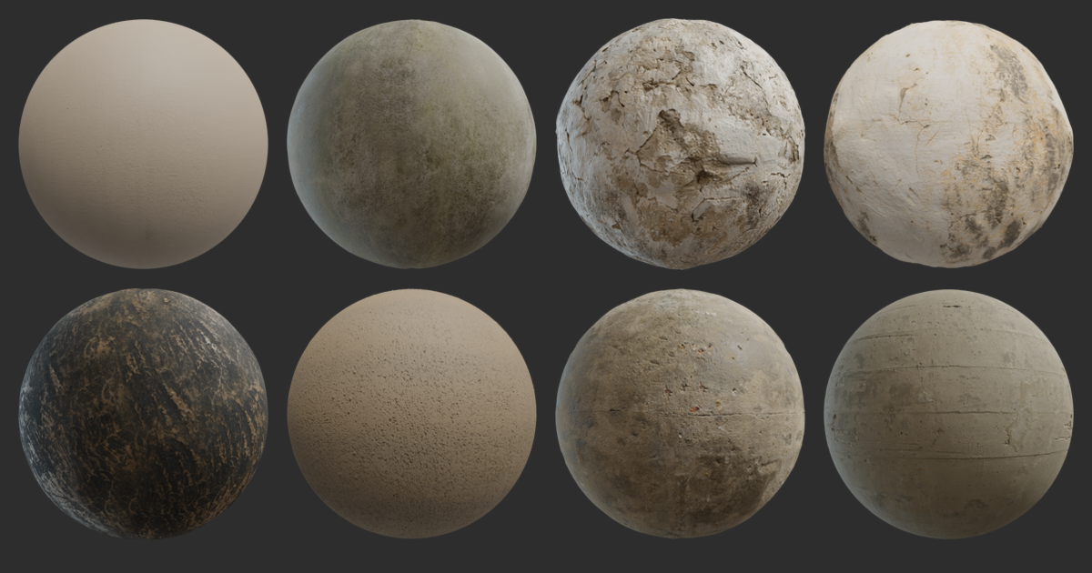 Textures: Plaster-concrete > Wall > Outdoor > Plaster • Poly Haven