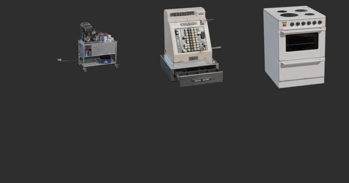 Models: Props > Appliances • Poly Haven