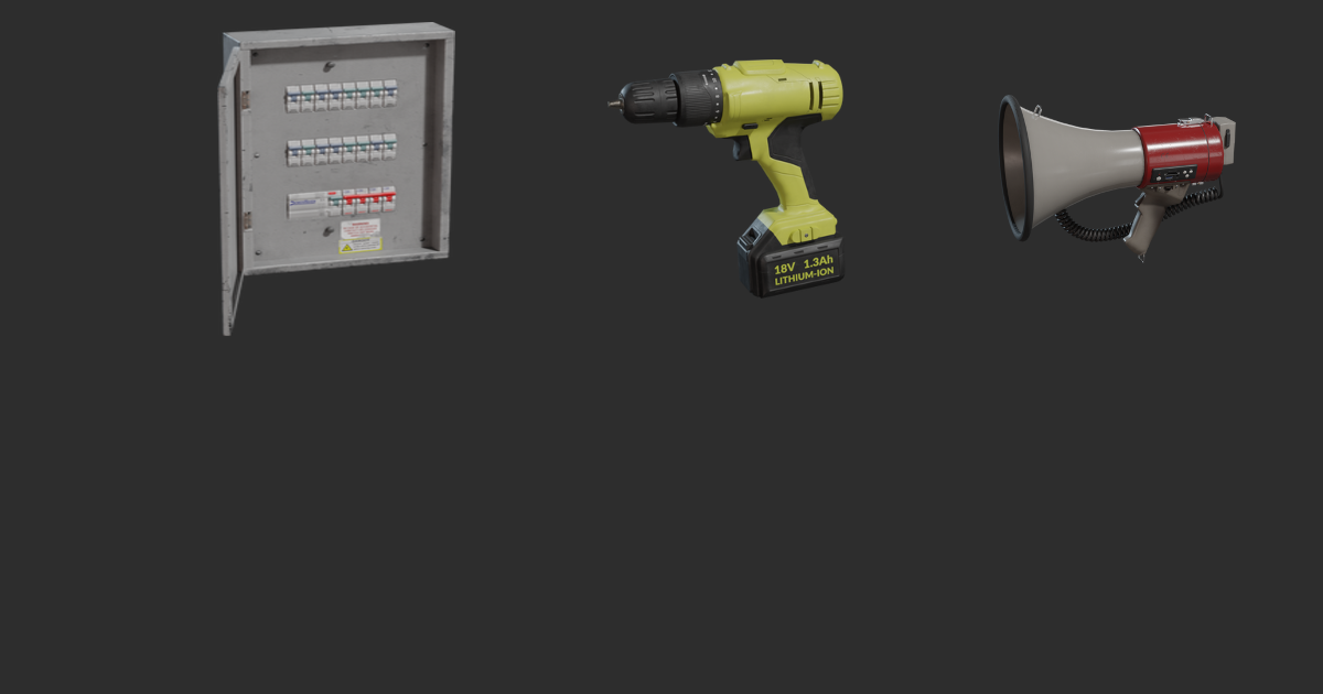 Models: Props > Tools > Electronics • Poly Haven