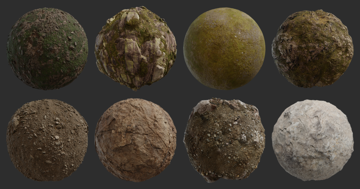 Textures: Rock > Natural > Terrain • Poly Haven