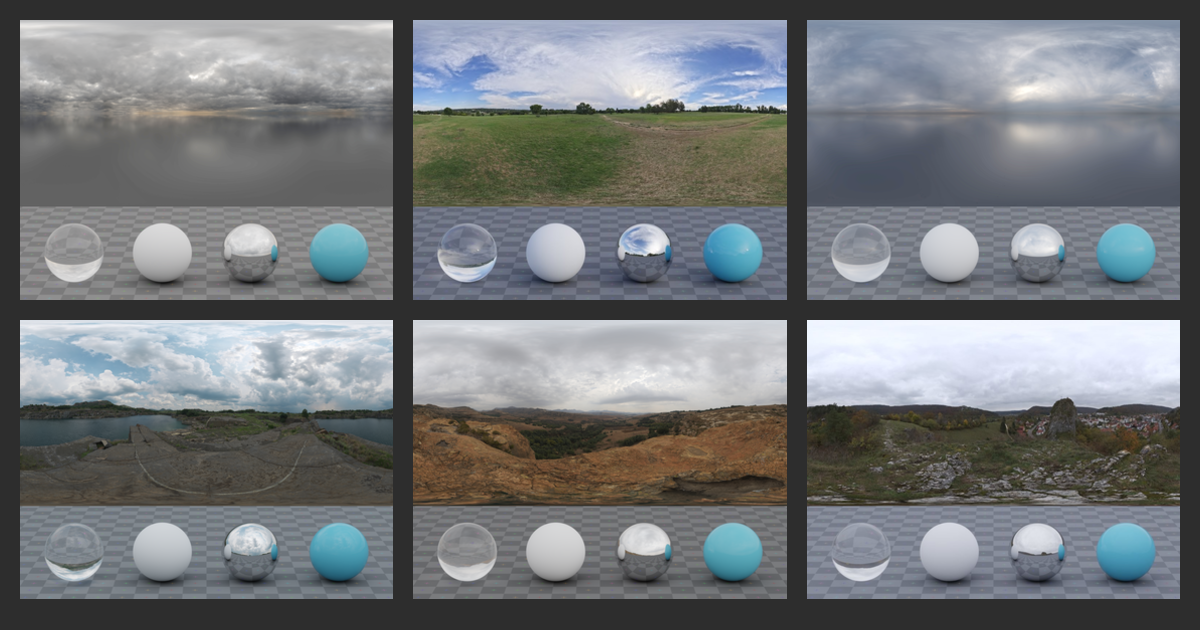 HDRIs: Skies > Low Contrast > Nature > Morning-afternoon • Poly Haven