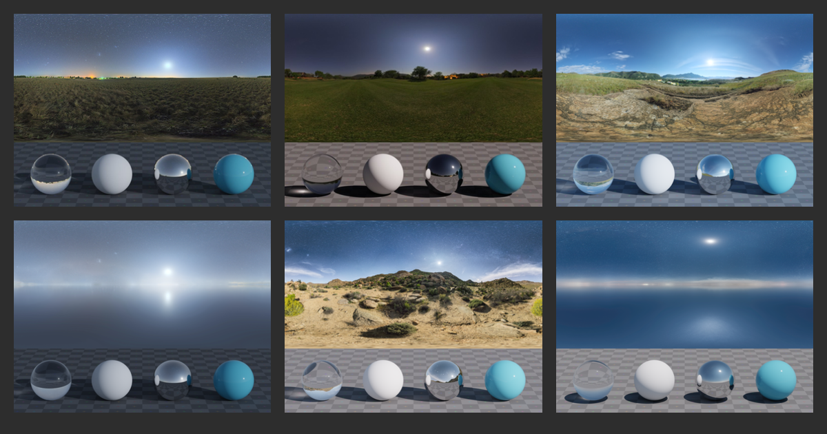 HDRIs: Skies > Natural Light > High Contrast > Night • Poly Haven