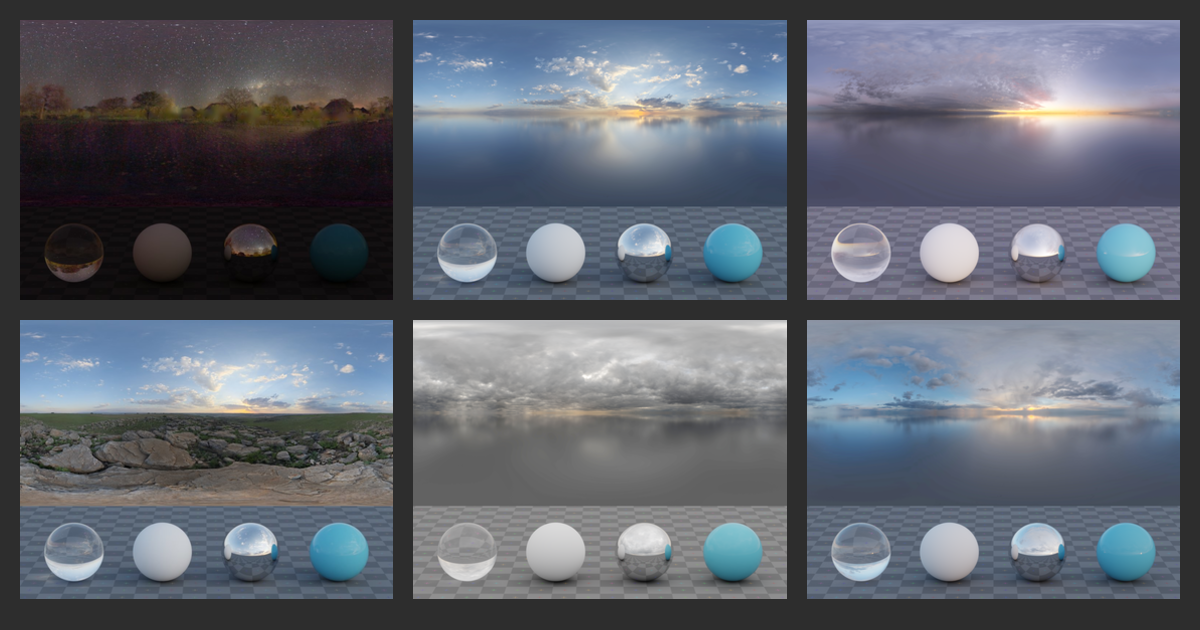 HDRIs: Skies > Natural Light > Nature > Low Contrast • Poly Haven