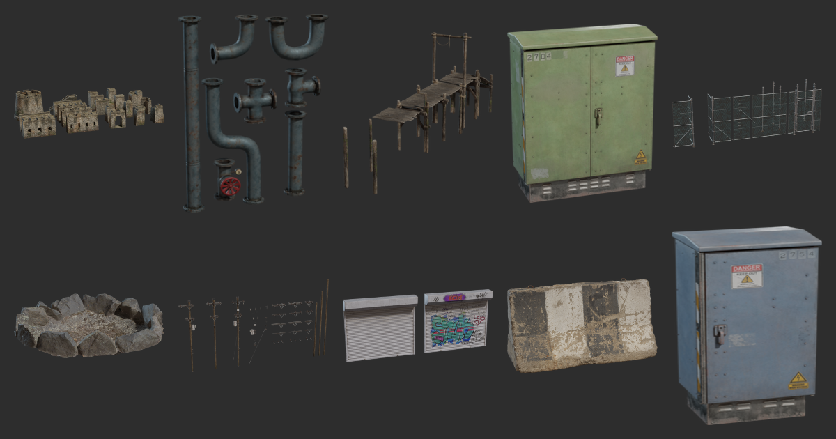 Models: Structures • Poly Haven