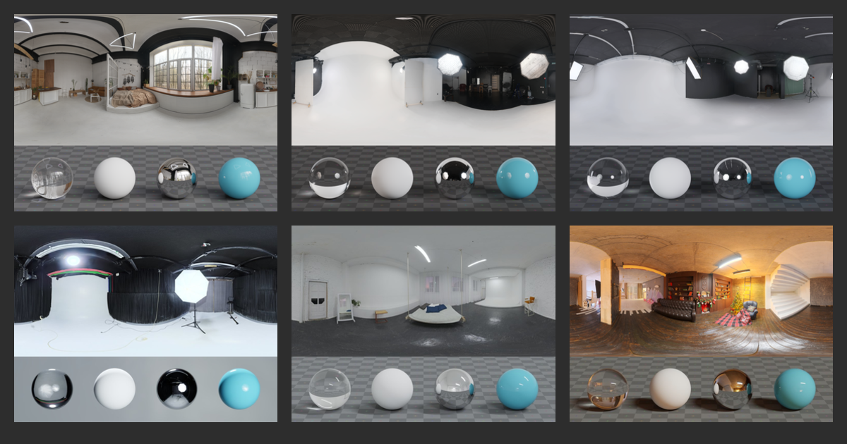 HDRIs: Studio > Indoor > Artificial Light • Poly Haven