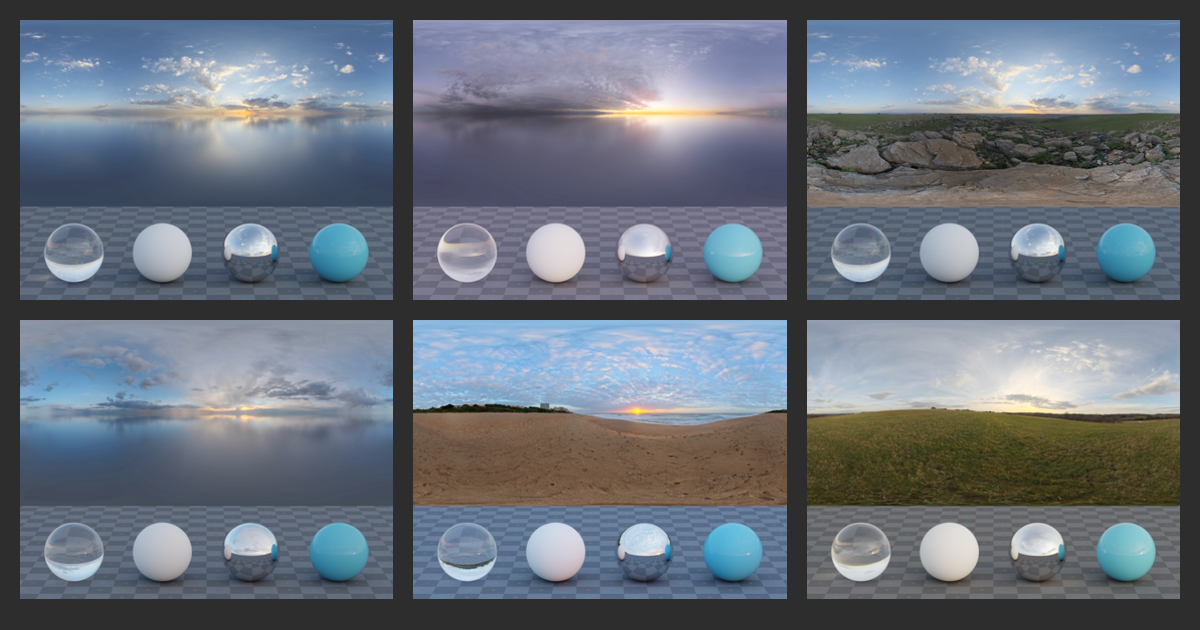 HDRIs: Sunrise-sunset > Skies > Low Contrast • Poly Haven