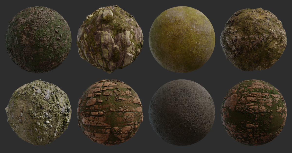 Textures: Terrain > Rock > Outdoor > Aerial • Poly Haven