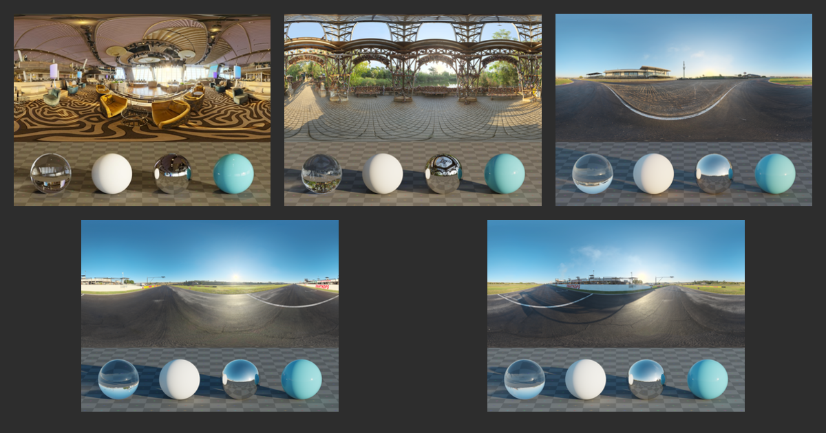 HDRIs: Urban > Clear > High Contrast > Sunrise-sunset • Poly Haven