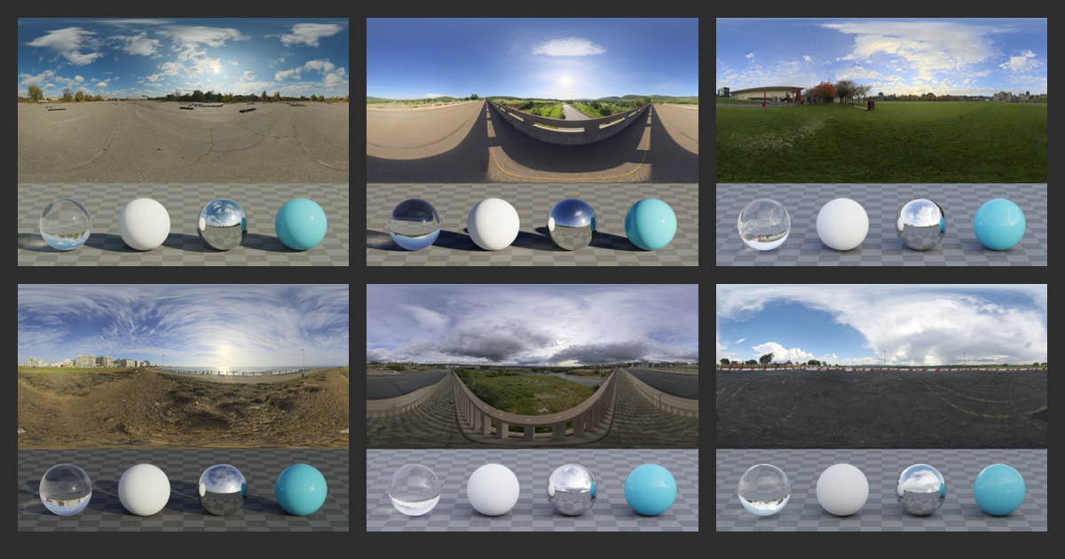 HDRIs: Urban > Morning-afternoon > Skies > Partly Cloudy • Poly Haven