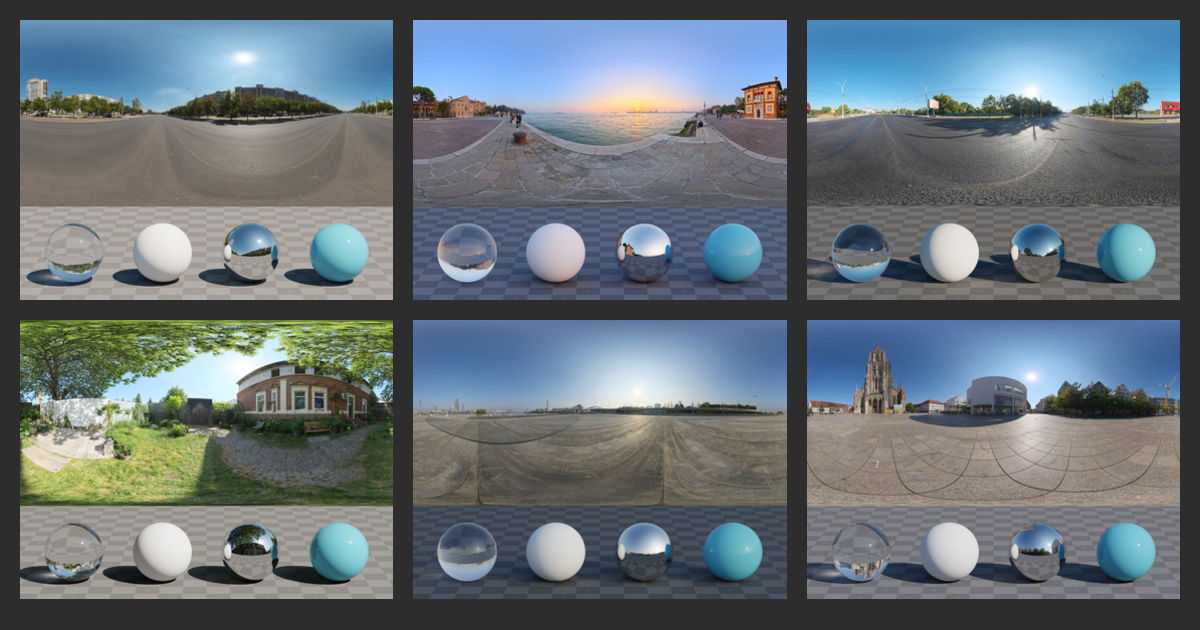 HDRI: Urban > Outdoor > Clear > Natural Light • Poly Haven