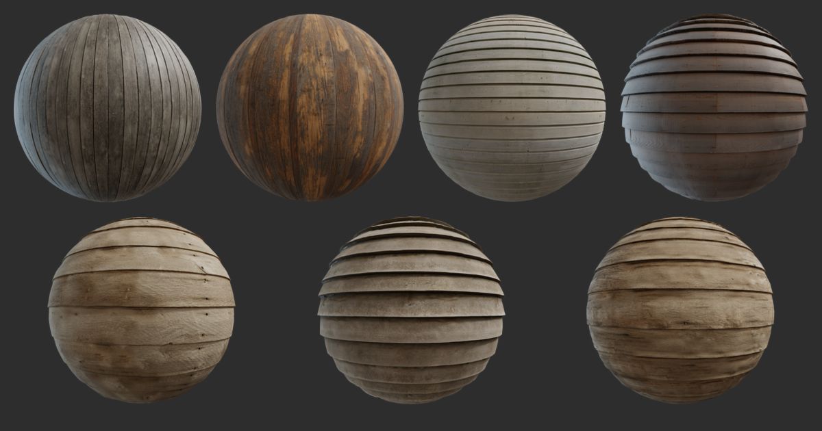 Textures: Wood > Clean > Outdoor • Poly Haven