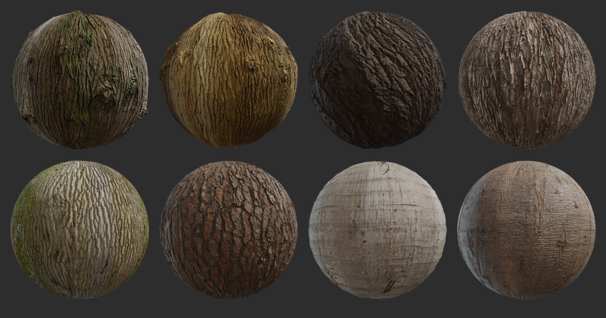 Textures: Wood > Natural > Bark • Poly Haven