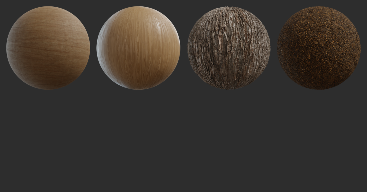 Textures: Wood > Natural > Raw Wood • Poly Haven
