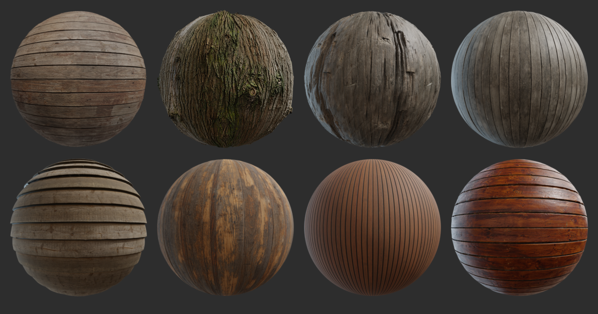 Textures: Wood > Outdoor • Poly Haven